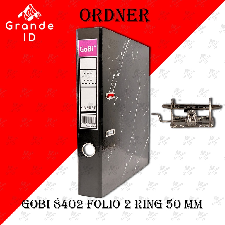 ORDNER GOBI 8402 FOLIO 2 RING 50 MM LEVER ARCH FILE | Lazada Indonesia