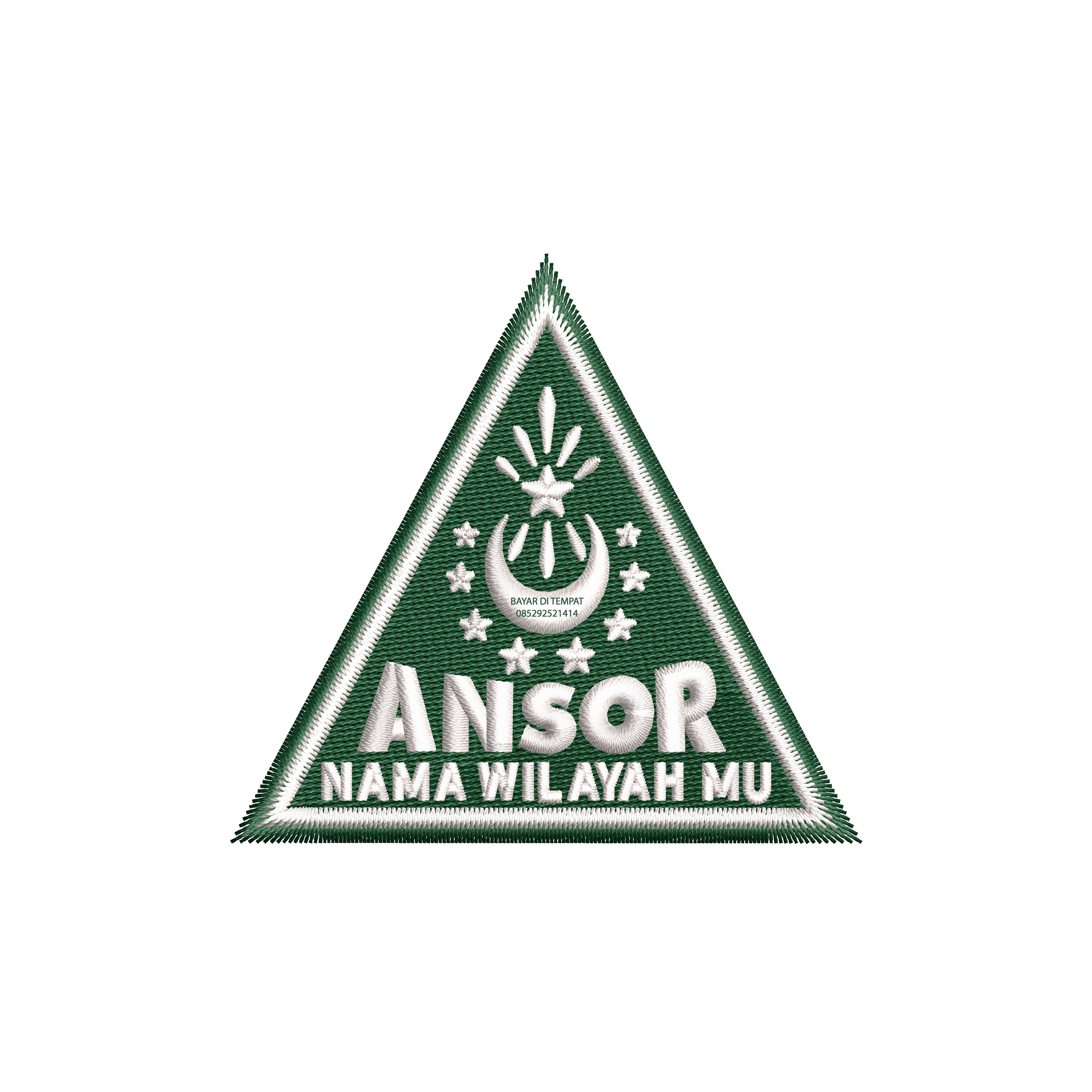 LOGO ANSOR HIJAU PUTIH DAN NAMA WILAYAH | Lazada Indonesia