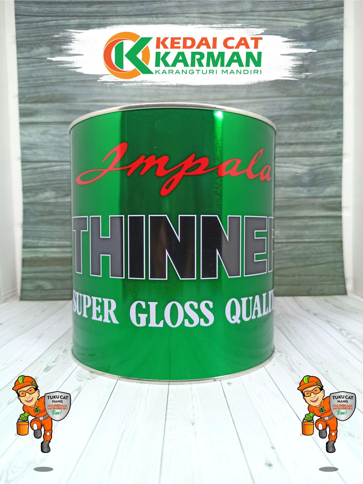 THINNER THINER IMPALA PENGENCER CAT DUCO MINYAK BESI KAYU TINER IMPALA ...