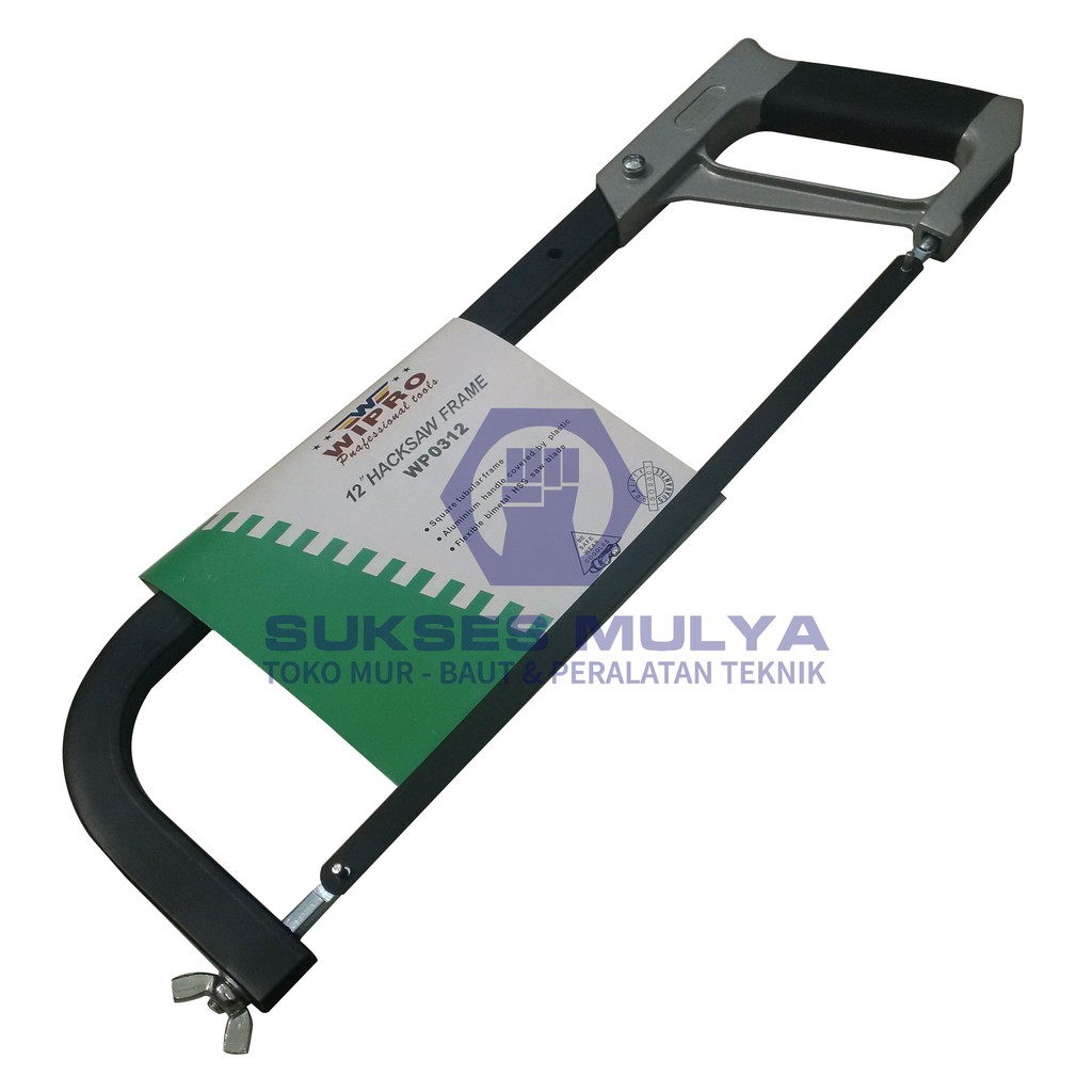 WIPRO 0312 Stang Gergaji Besi Kotak Gagang Alumunium 12 Inch | Lazada ...