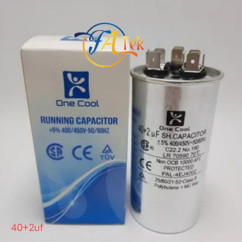 KAPASITOR AC 40+2uf | ALCO AC | KAPASITOR AC PANASONIC | CAPACITOR AC ...