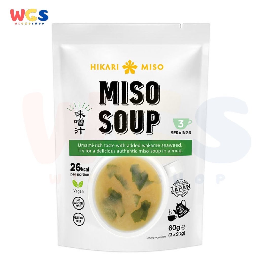 Hikari Miso Soup Umami Rich Taste With Wakame Seaweed 3 Servings x 20g | Lazada Indonesia