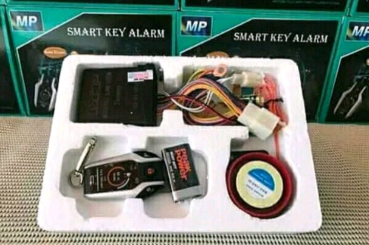 alarm remote motor merk Mp smart key two Way keyless | Lazada Indonesia