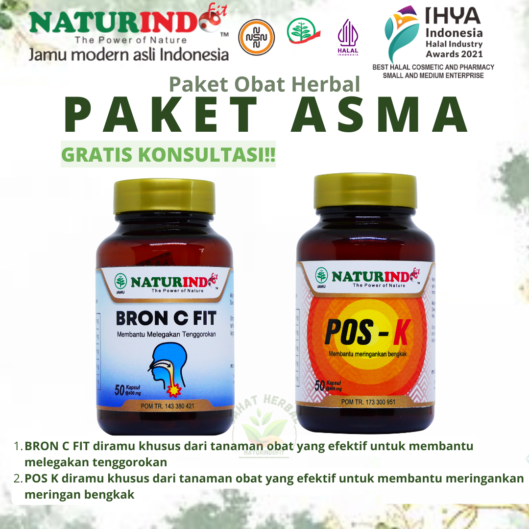 Obat herbal asma sesak sesek nafas nyeri mengi bengek perokok berat ...