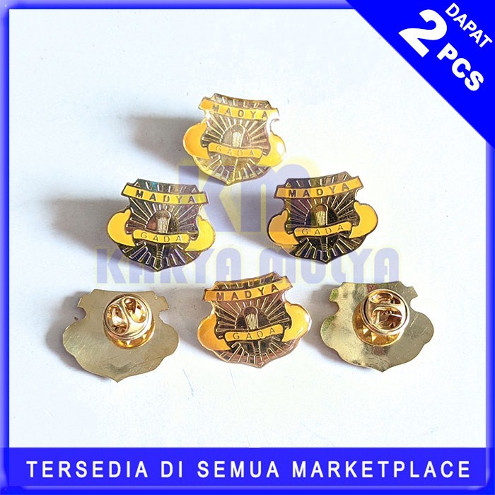 Pin Kerah Satpam Gada Madya Warna Kuning Pin Krah Gada Madya Pin ...