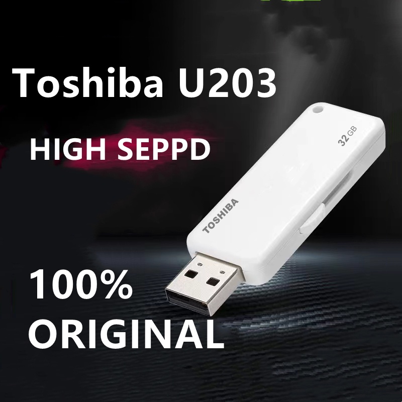 Kioxia Toshiba Flashdisk/Flash Drive 16GB / 32GB USB 2.0 TransMemory U202 / U203 Original Plug ...