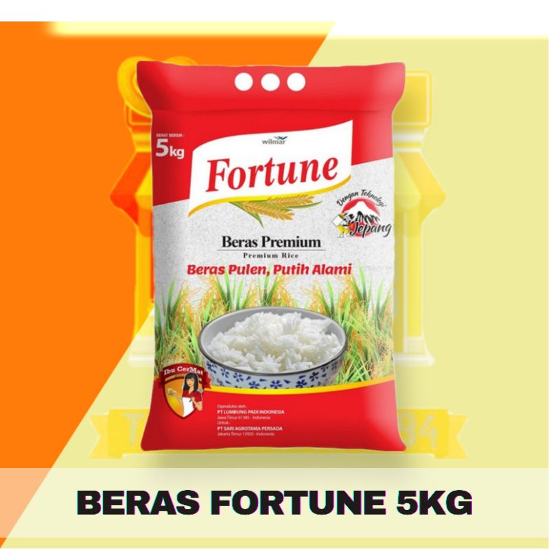 BERAS FORTUNE PREMIUM RICE 5 KG | Lazada Indonesia