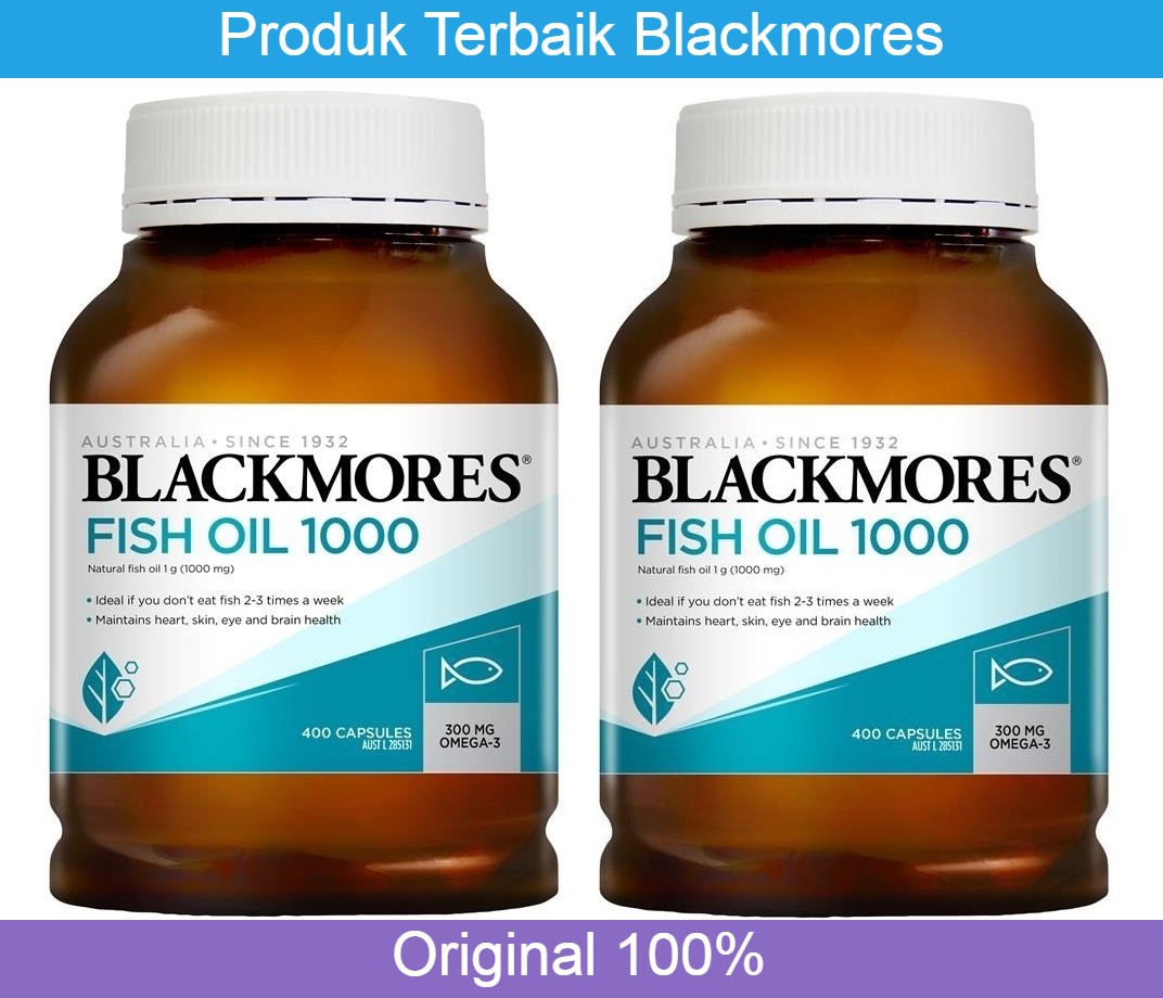 READY STOCK - Blackmores Fish Oil 1000mg 400 capsules | Lazada Indonesia