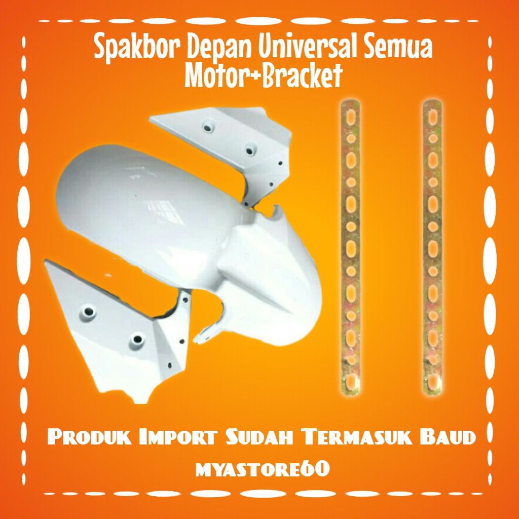 UNIVERSAL Spakbor depan model Ninja Fi / breket untuk semua jenis motor ...