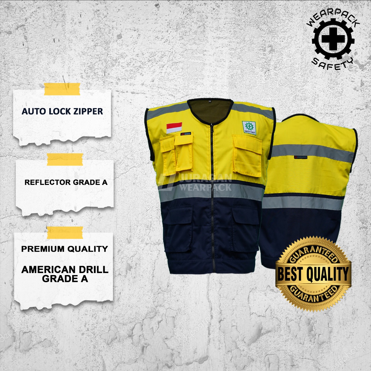 Rompi K3 / Rompi Kerja Proyek Varian Rompi | Lazada Indonesia