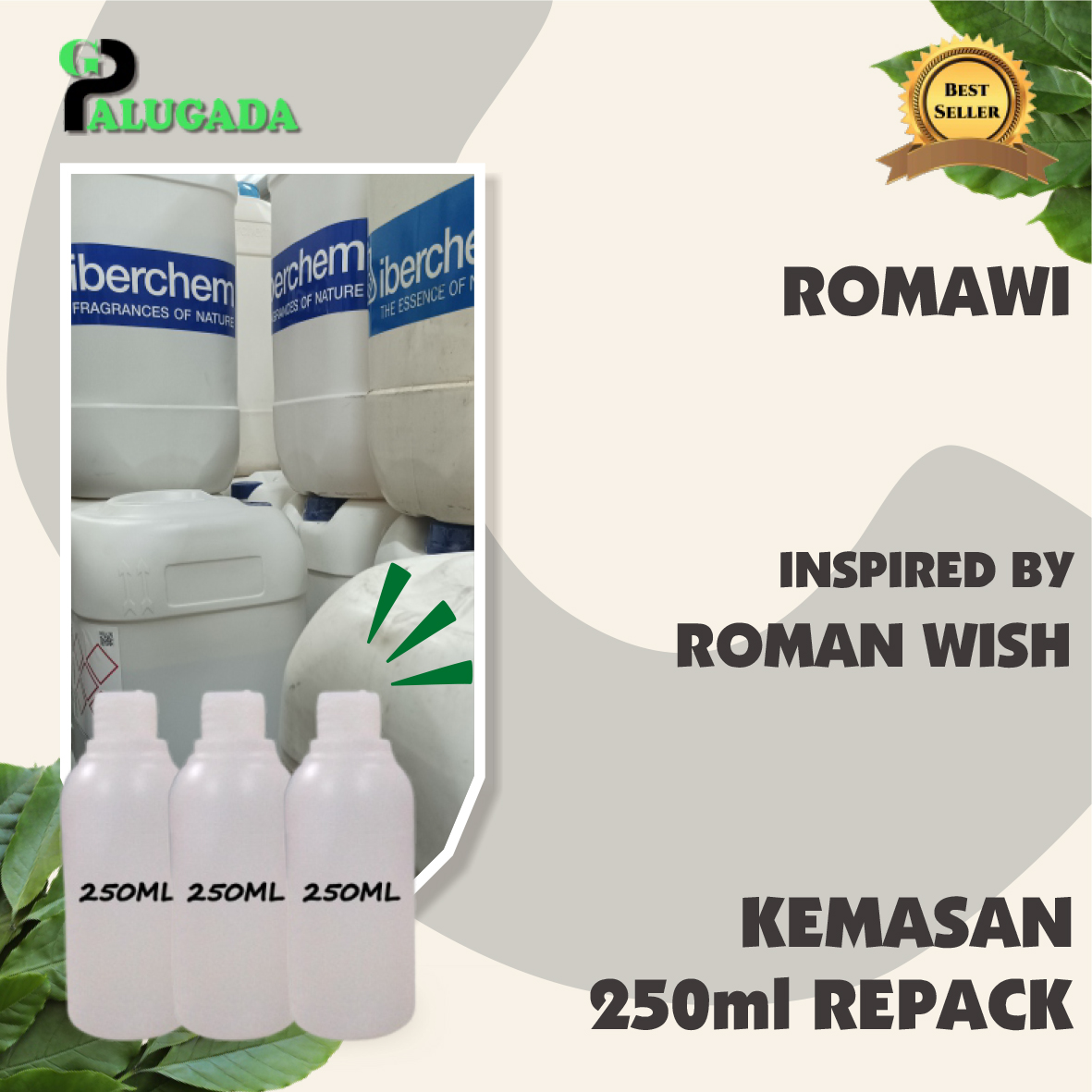 Bibit Parfum Murni ROMAWI / ROMAN WISH IBERCHEM 250ml IBERCHEM | Lazada ...
