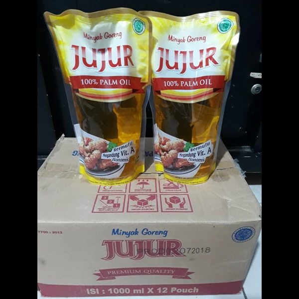 Minyak Goreng 1 Liter 1 Dus isi 12pcs merek JUJUR | Lazada Indonesia