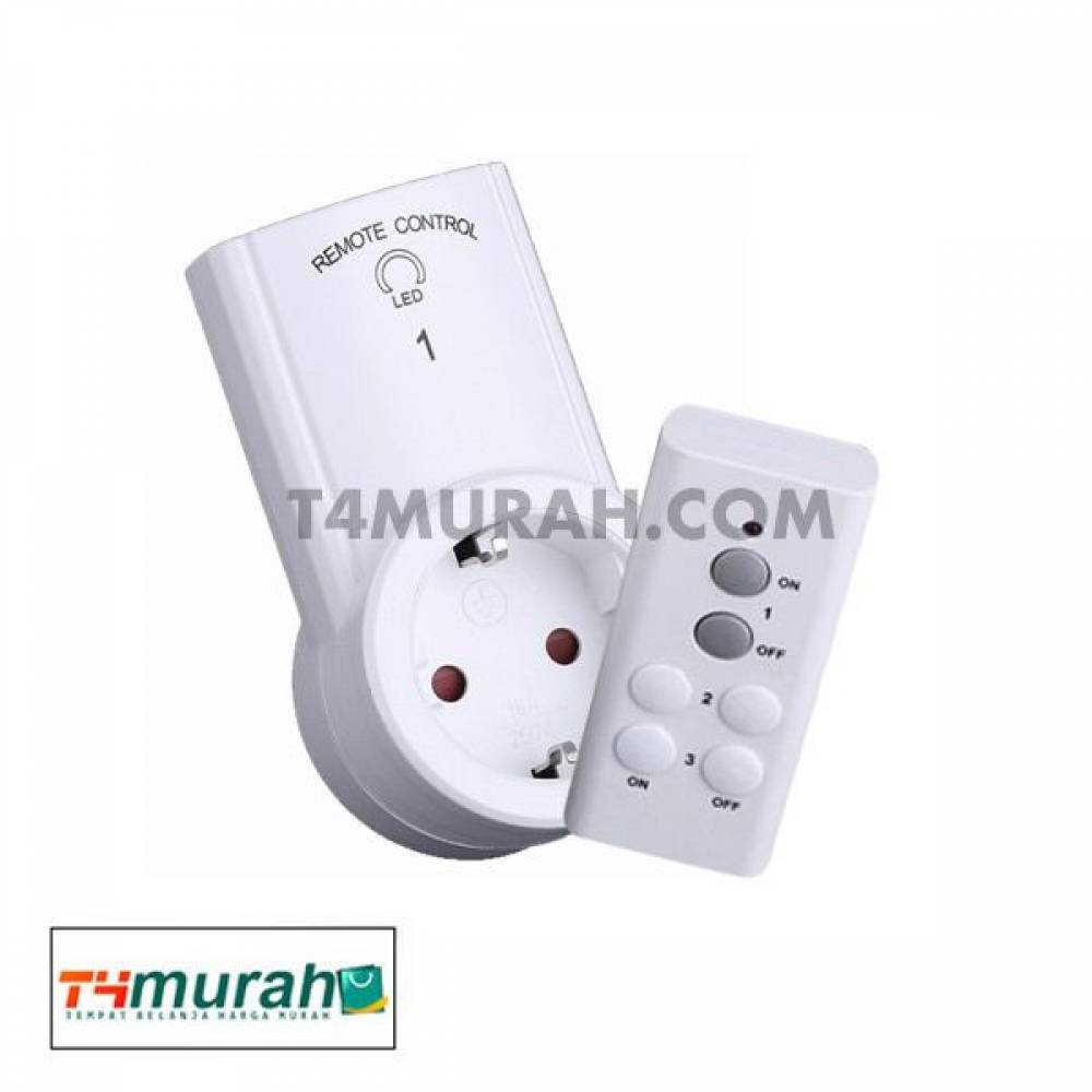 Socket Remote Steker Listrik Wireless Socket Colokan Listrik Remot ...
