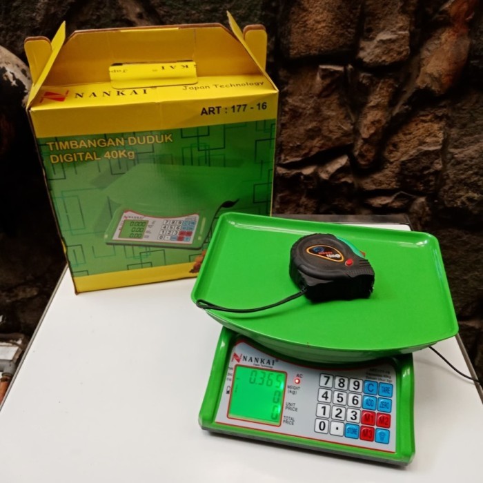 Timbangan Duduk Digital NANKAI 40Kg Timbangan ACS Nankai 40 Kg | Lazada ...