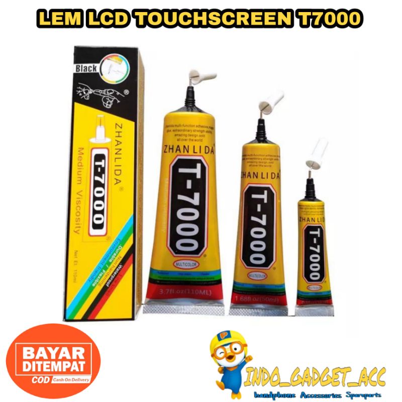 LEM LCD TOUCHSCREEN T-7000 T7000 15ML / 50ML / 110ML | Lazada Indonesia