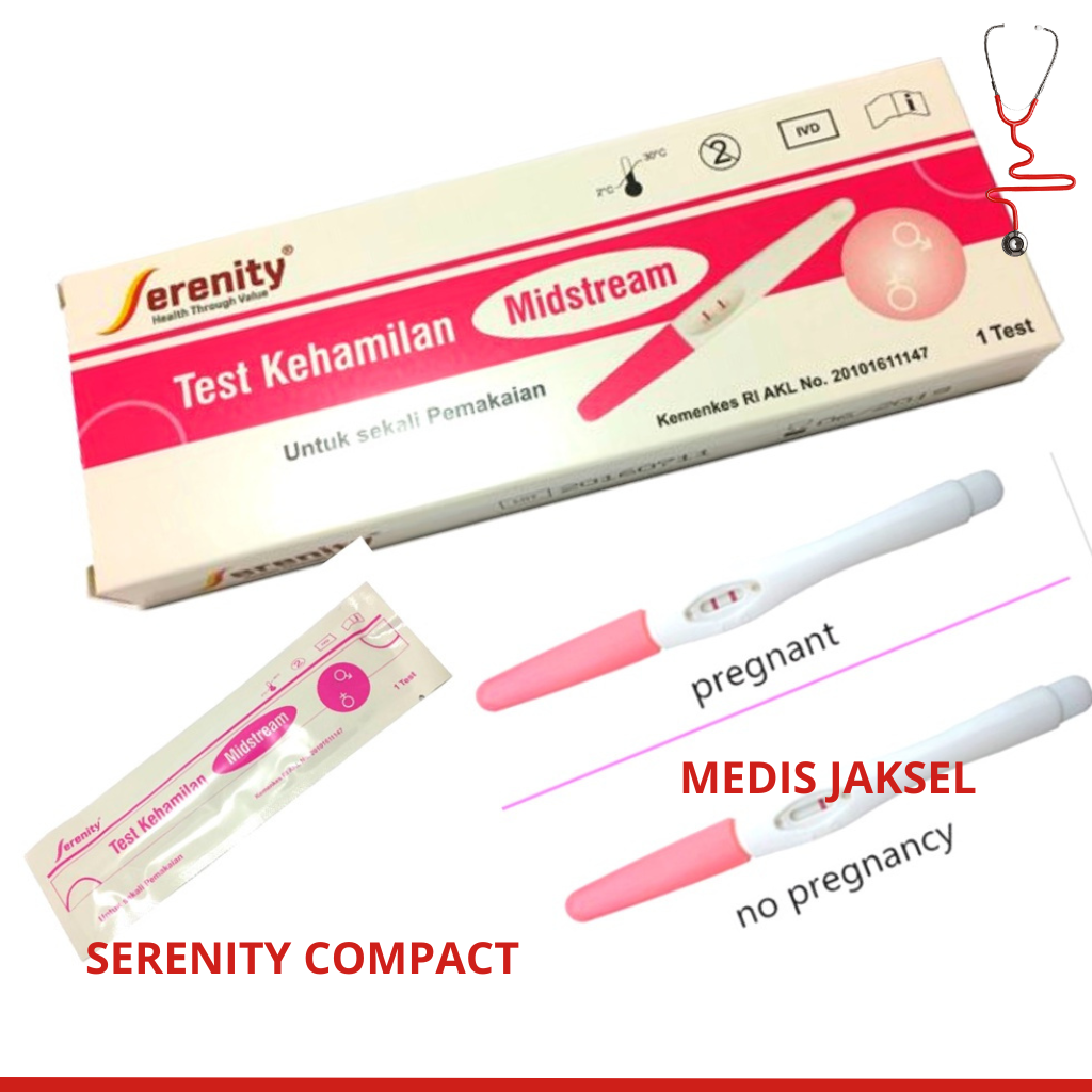 Tespek Kehamilan AKURAT COMPACT tesfek kehamilan test pack tespek ...