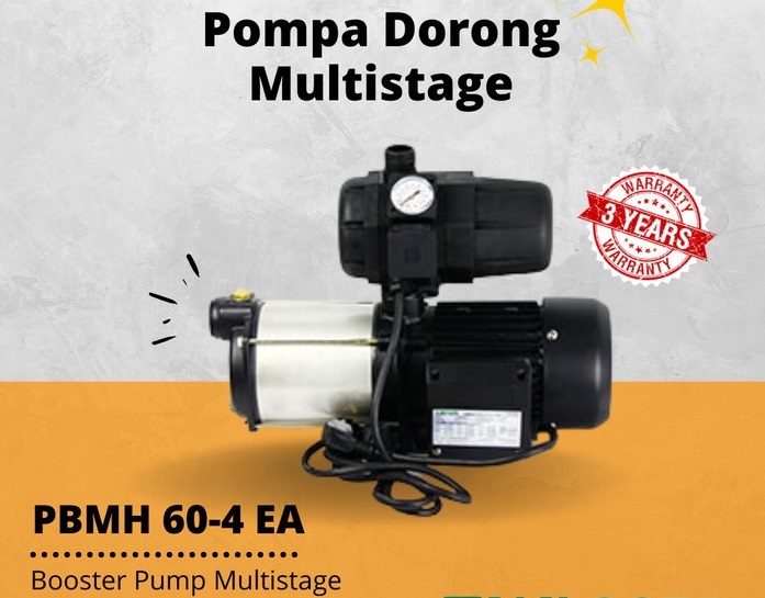 Pompa Booster Multistage WASSER PBMH 60 - 4 EA (Pompa Air booster ...