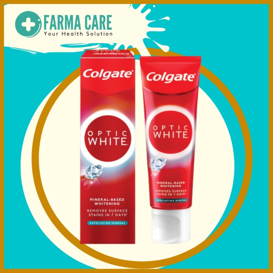 COLGATE OPTIC WHITE EXFOLIATING 100GR | Lazada Indonesia