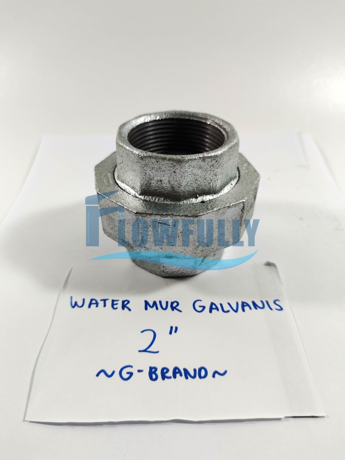 WATER MUR BESI GALVANIS 2 INCH G BRAND WATERMUR WATERMOOR UNION 2 DIM ...