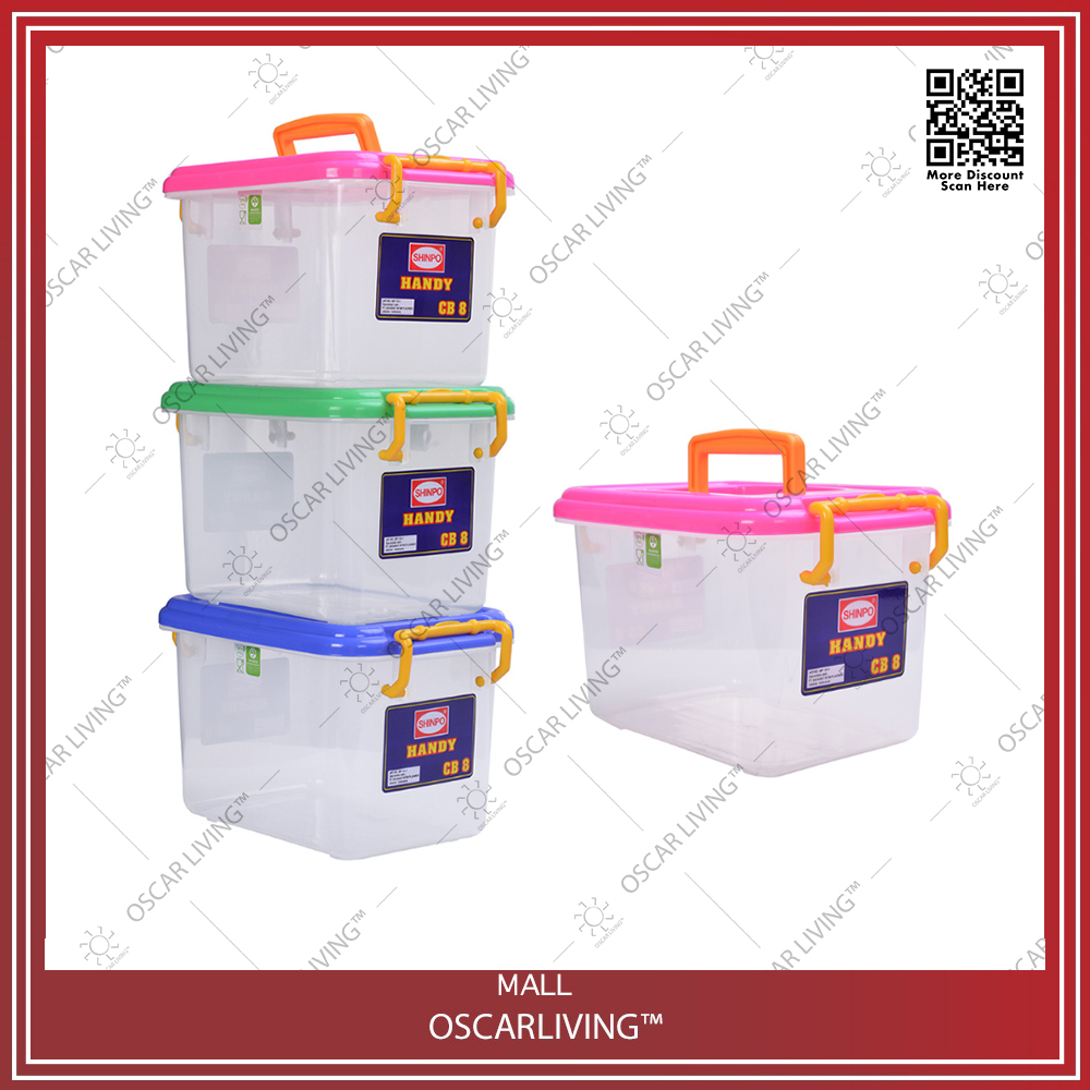 Shinpo Box Container Handy SIP 133 CB 8 Liter Serbaguna 1 Pcs Random | Lazada Indonesia
