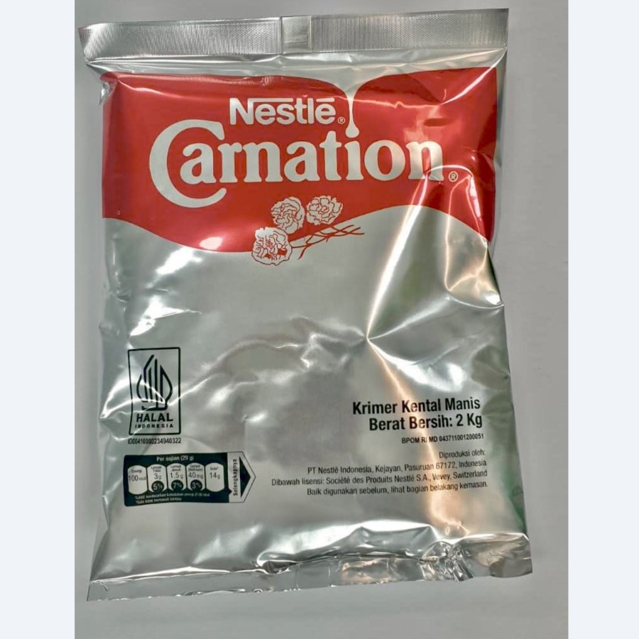 Krimer Kental Manis Carnation susu kental manis carnation 2kg pouch ...