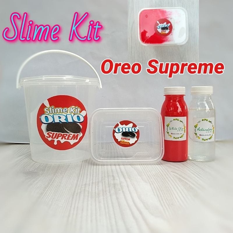 SLIME KIT OREO SUPREME/SLIME OREO/BAHAN SLIME/MEMBUAT SLIME/DIY SLIME ...