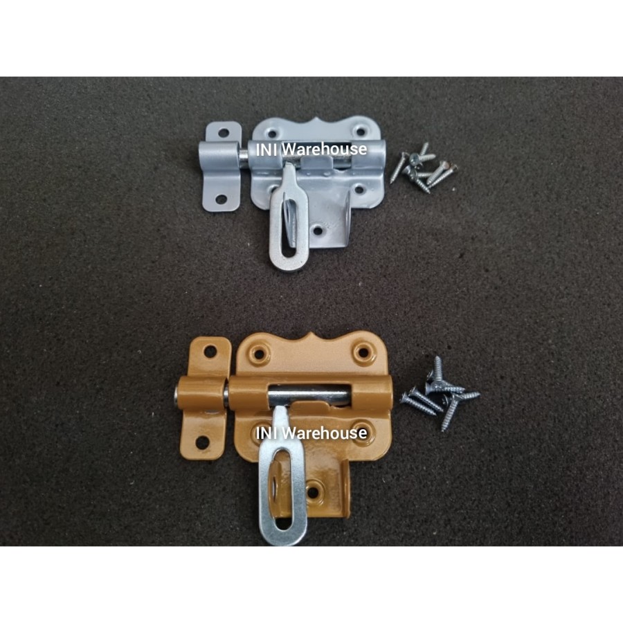 Grendel Gerendel 2 Inch 2" Overval Overpal untuk Kunci Pintu Lemari ...