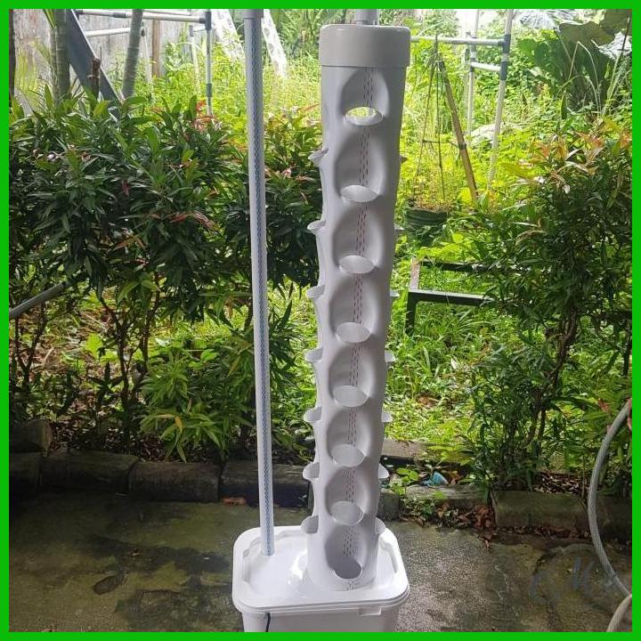 PAKET SET PIPA HIDROPONIK VERTIKAL PAKET 2/3/4 TOWER SIAP TANAM - MARST | Lazada Indonesia