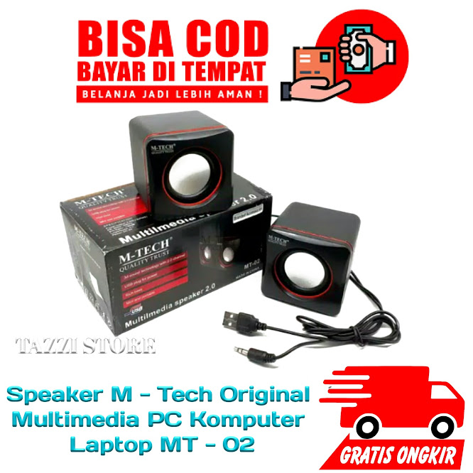 Speaker M-Tech Original Multimedia PC Komputer Laptop MT-02 | Lazada ...