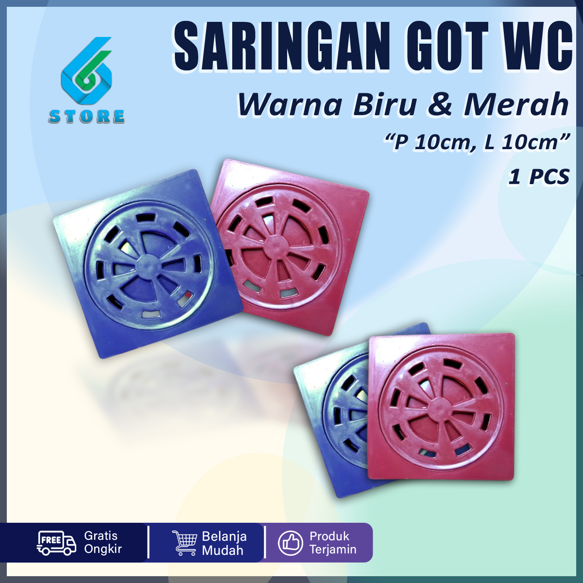 PROMO SARINGAN GOT KAMAR MANDI TEBAL PLASTIK PVC TOILET PLASTIC FLOOR ...