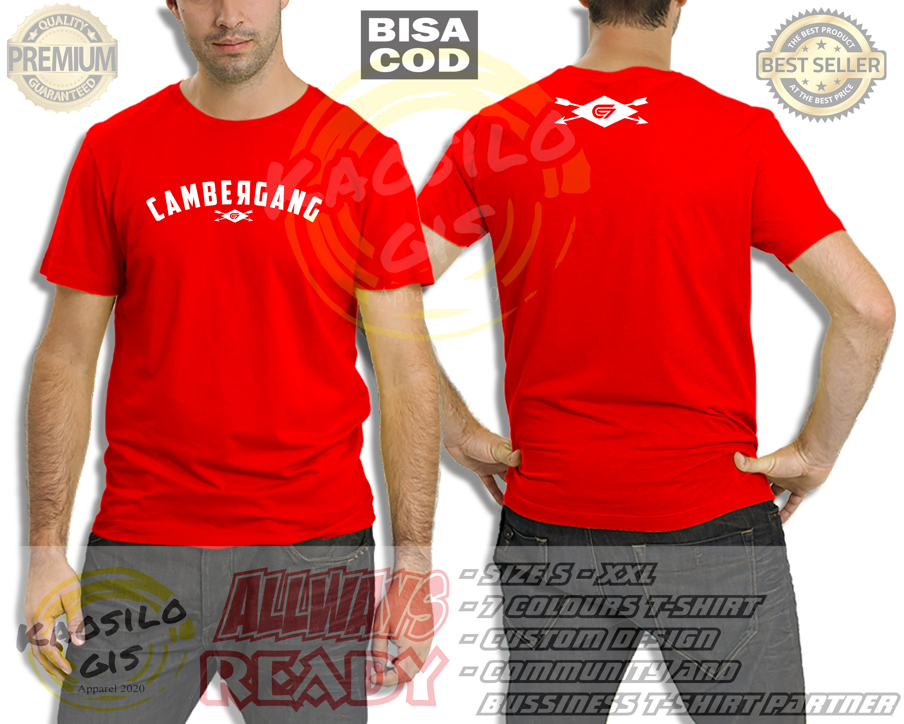Kaos Cambergang Logo - Kaosilogis | Lazada Indonesia