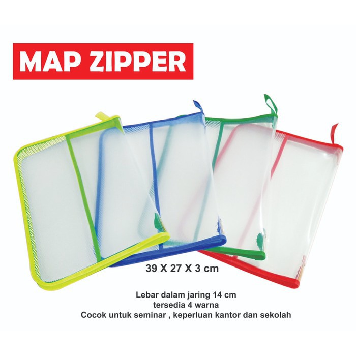 Map Plastik Jaring Resleting Eagle Files Murah Lazada Indonesia