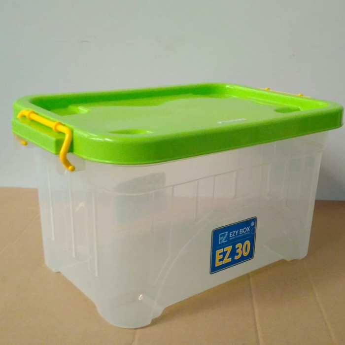 Container Box 30 Liter Bening Transparan Berkualitas Biggy Ezy Box EZ ...