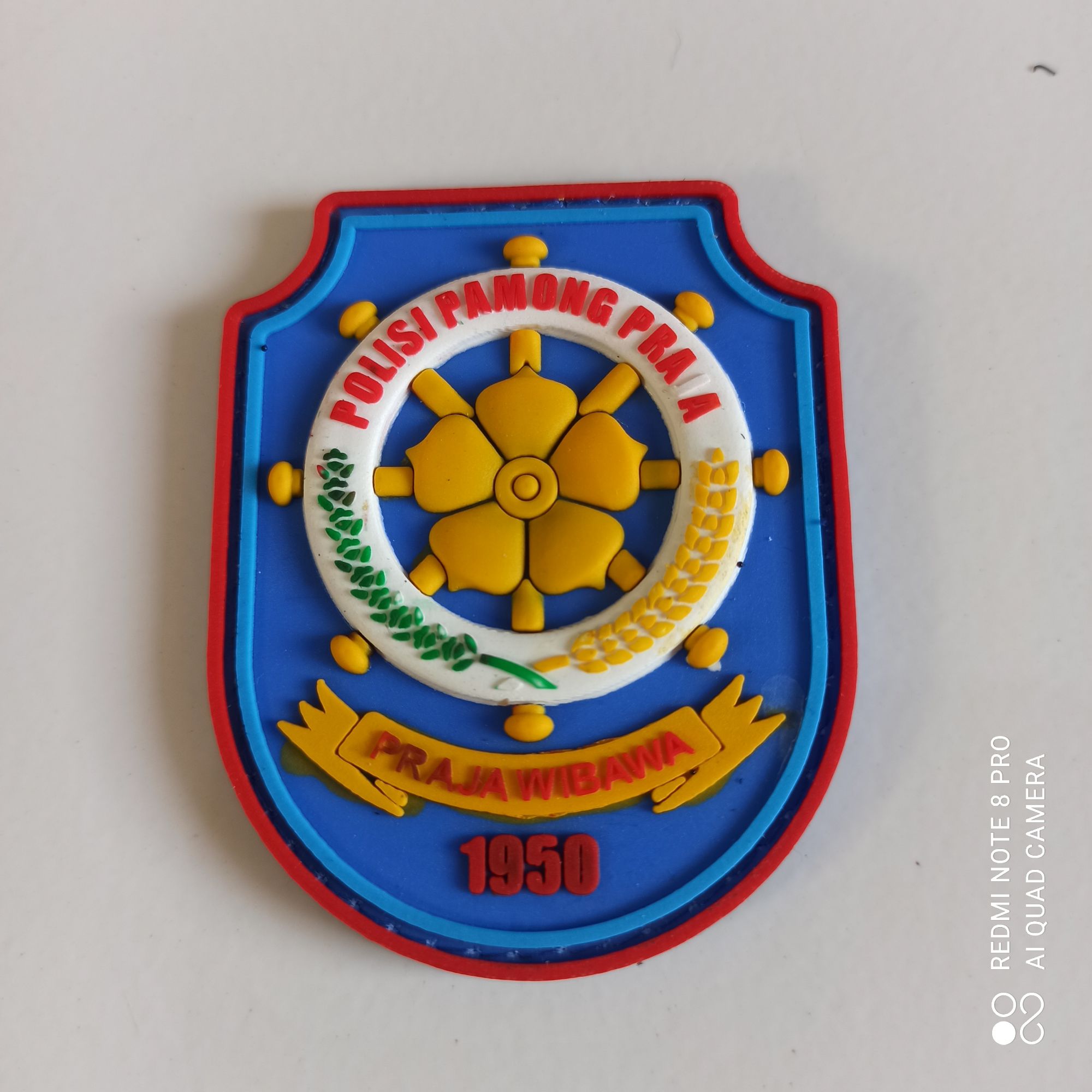 Pol Pp Logo Patch Rubber Logo Satpol Pp Terbaru Emblem Karet Velcro