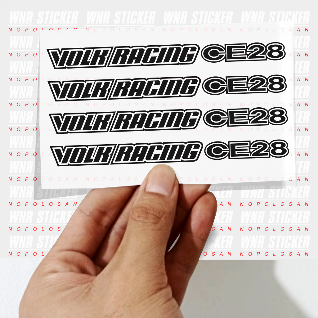 Stiker Variasi Velg Mobil Racing CE28 1 set | Lazada Indonesia