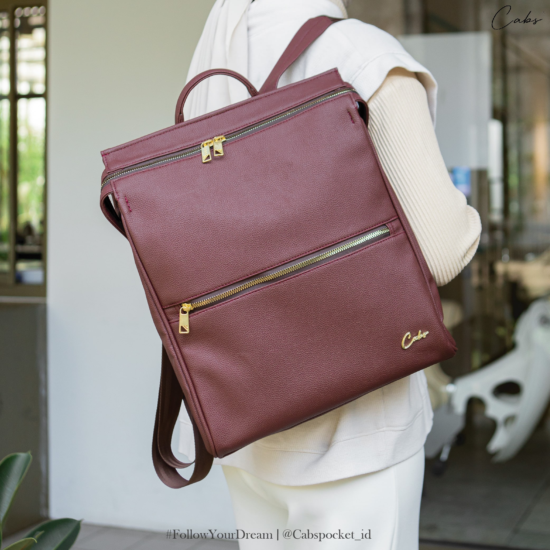 CABS POCKET - Tas Ransel Wanita Terbaru Backpack Wanita Kerja Kekinian ...