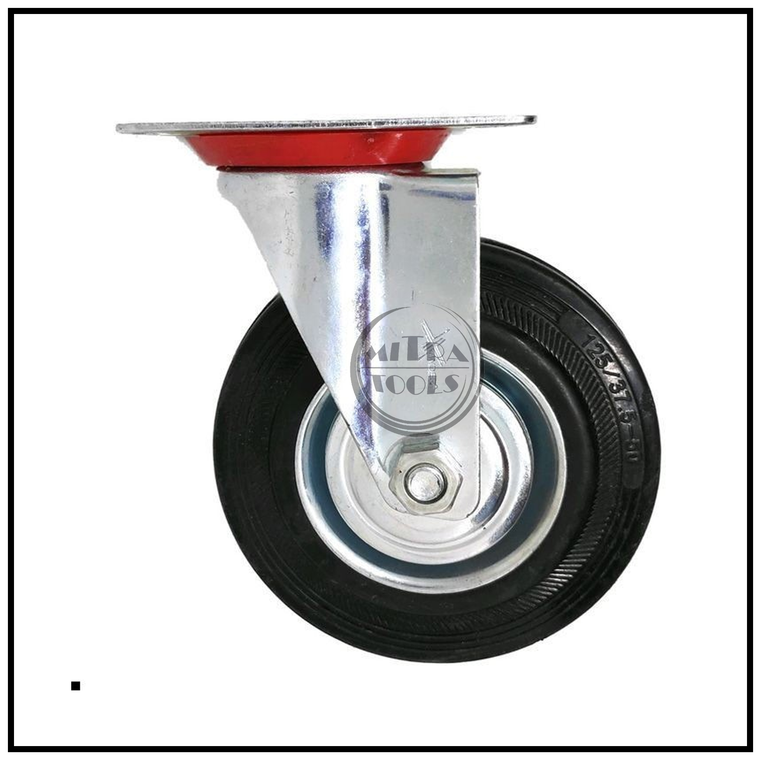 Roda Karet 3 Inch Hidup Mati / Roda Etalase Troli Gerobak Caster ...