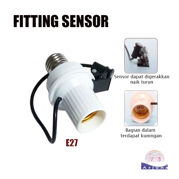 FITTING SENSOR E27/ FITTING OTOMATIS CAHAYA/ FITTING LAMPU/ JAKMAN ...