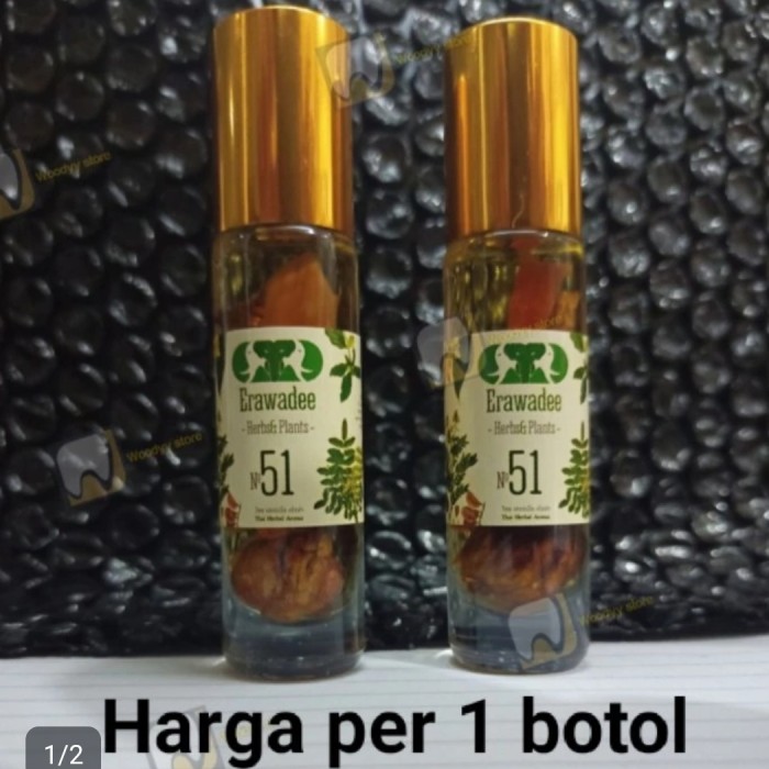 Minyak Angin Erawadee 51 herbal Thailand inhaler | Lazada Indonesia