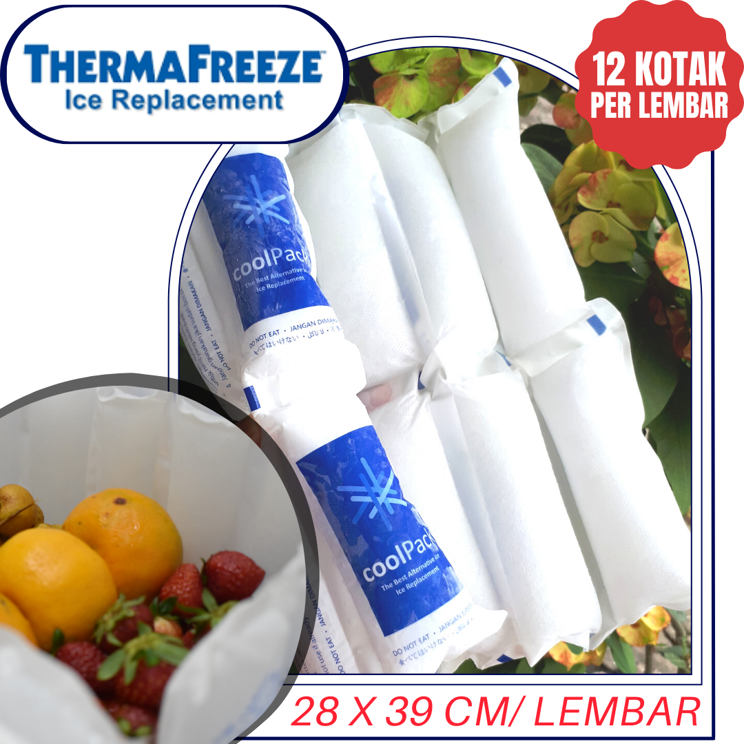 PENDINGIN ES KRIM TANPA LISTRIK - ES PACK LEMBARAN - BLUE ICE PACK (ICE ...