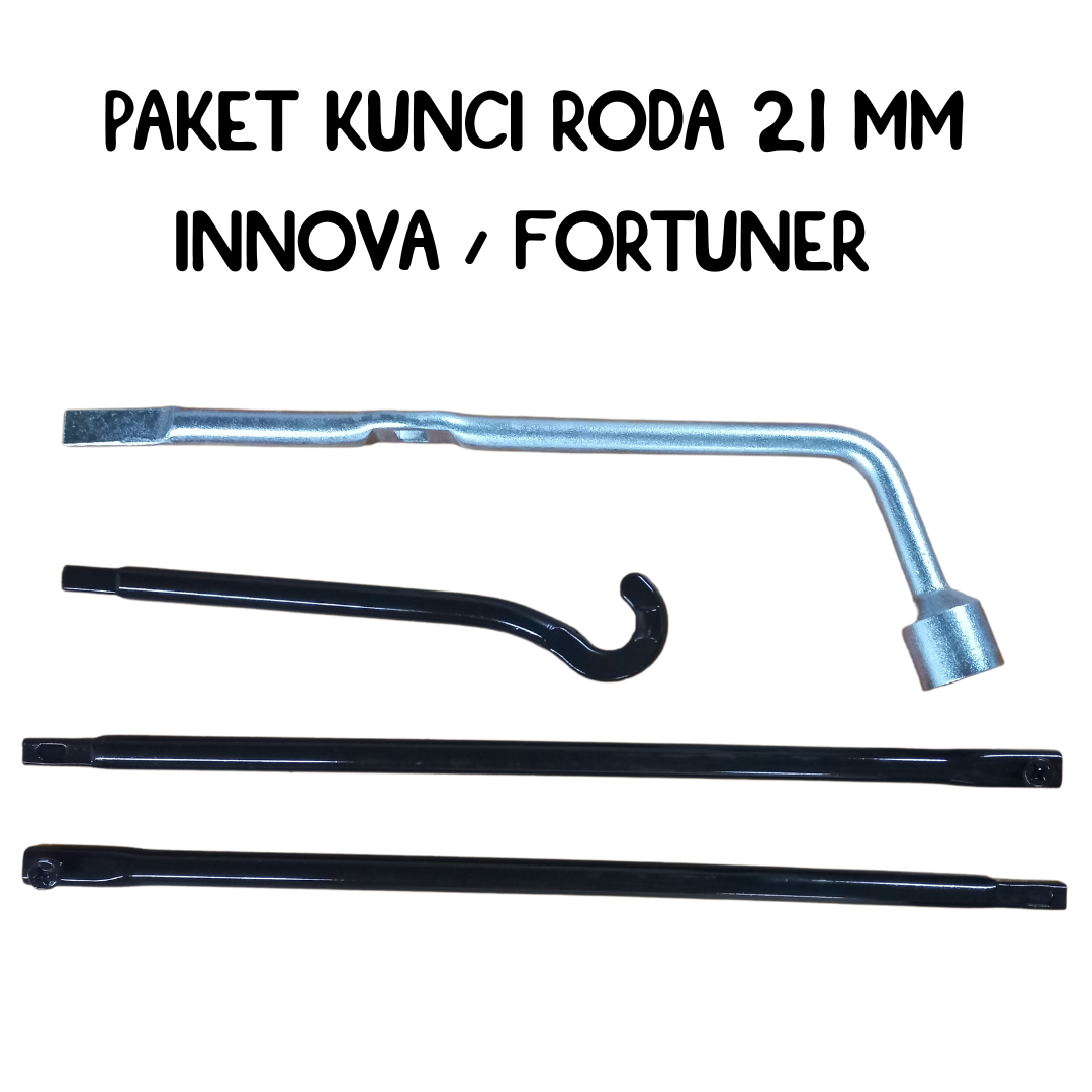 Paket Kunci Roda 21 mm Dan Putaran Dongkrak Innova / Fortuner Metema ...