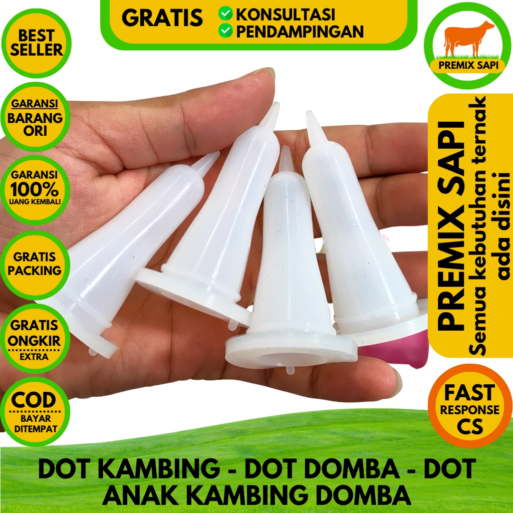 DOT KAMBING - DOT ANAK KAMBING DOMBA - DOT SILIKON PUTIH LENTUR ...