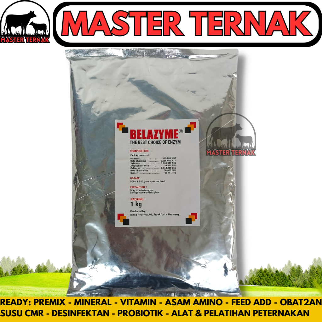 BELAZYME 1 KG - Suplemen Enzim Ternak - Enzim Unggas - Enzim Ayam ...