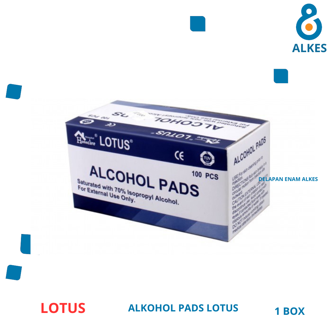 Tisu Alkohol Swab Oneswab Onemed Tissue Alcohol Desinfektan 70% ...