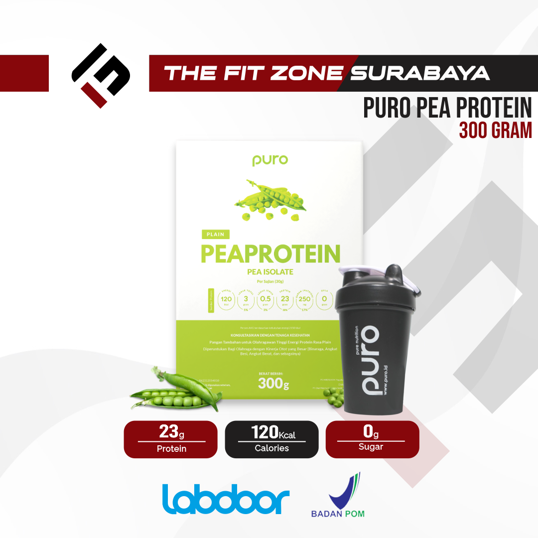 Puro Pea Protein 300 Gram Whey Protein Pea | Lazada Indonesia
