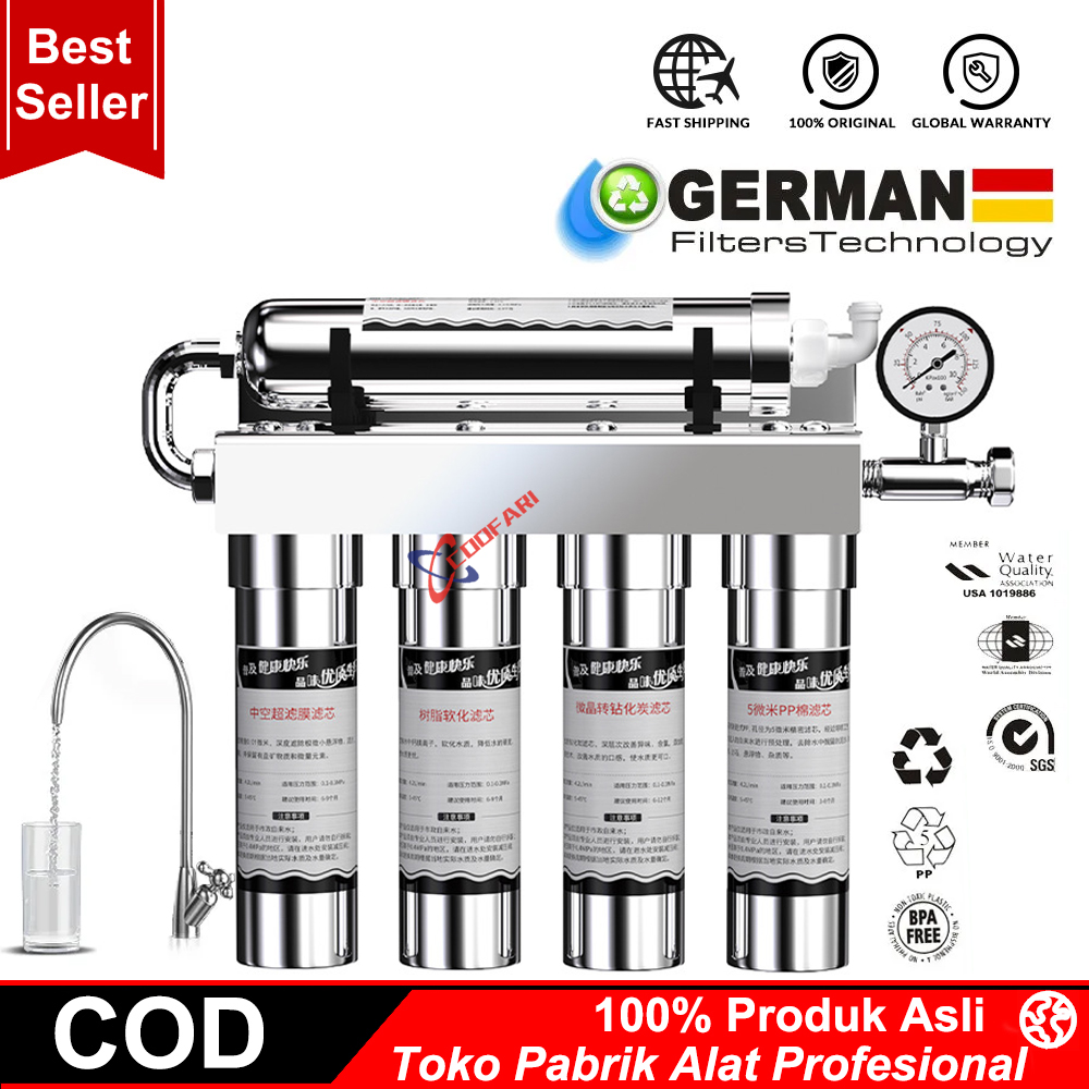 Ultra Filter Penyaring Air Siap Minum anti virus bakteri UF not RO pure ...