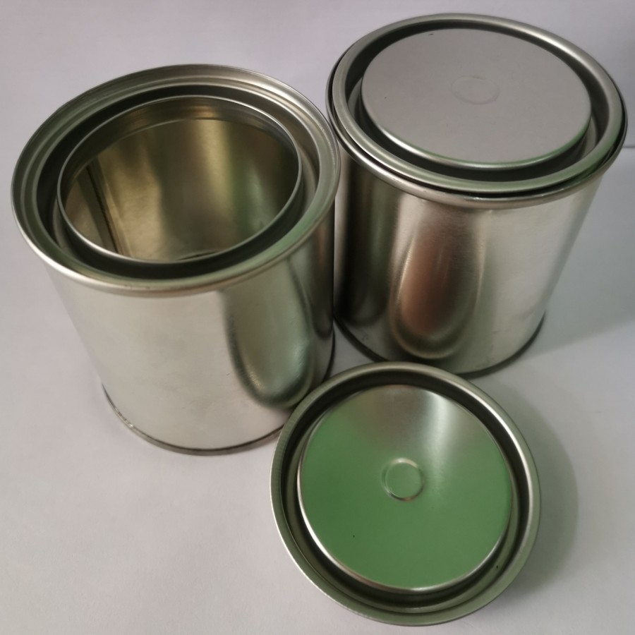 Kaleng Kosong 200cc (1/4 Kg) / Kaleng Baru / Kaleng Cat 200cc | Lazada ...