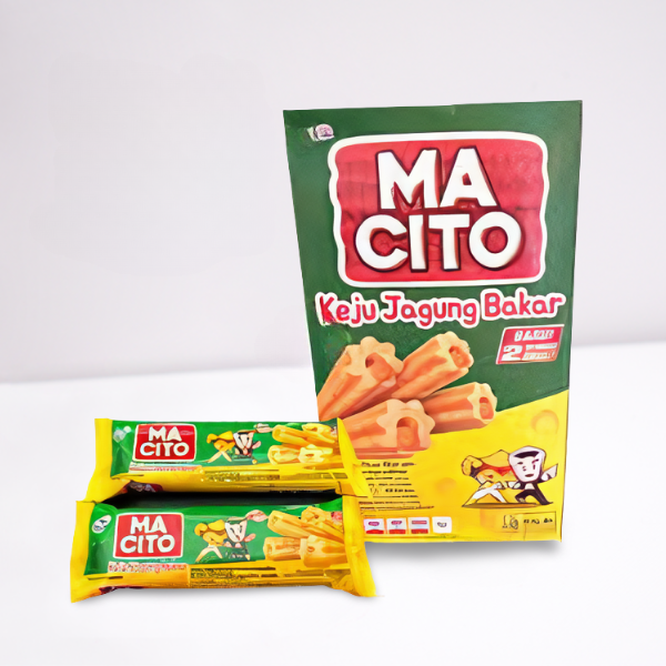 Snack wafer extrudat momogi Macito keju jagung bakar product baru dari ...