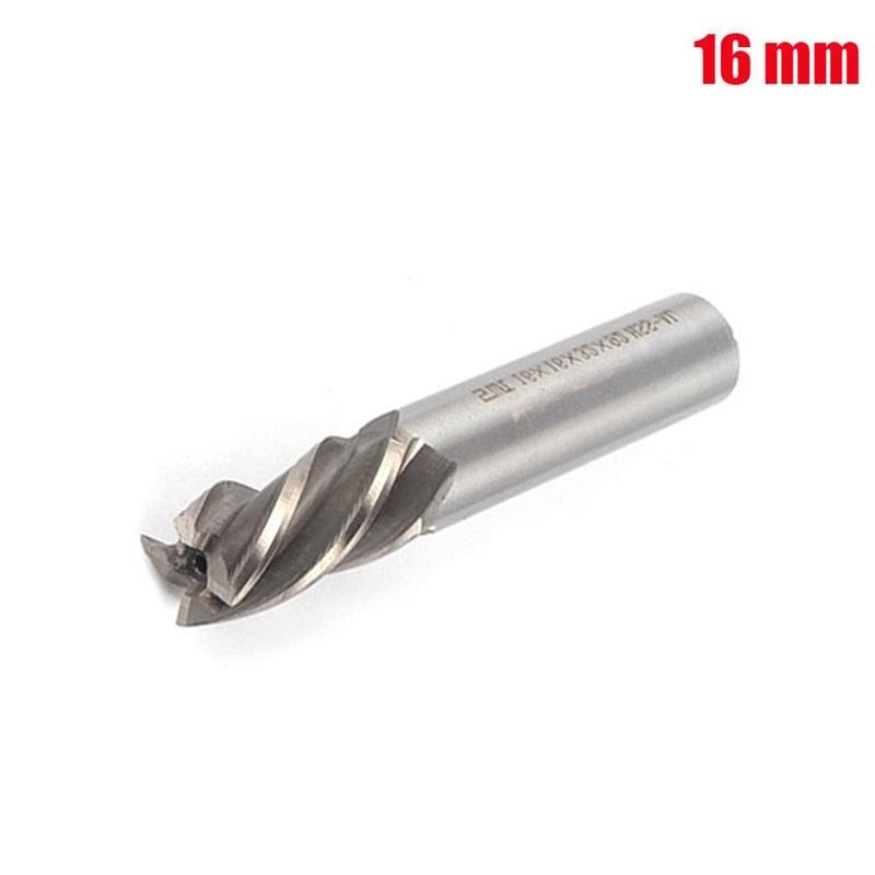 5Pcs/Set Straight Shank End Mill Cutter 4 Flute Hss Drill Bit 4/6/8/10/12Mm For Cnc Milling Tool ...