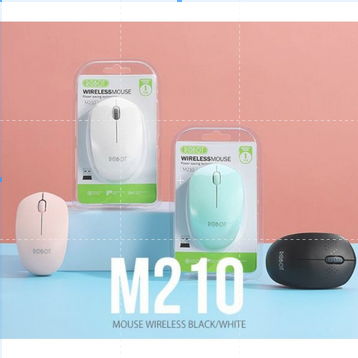 Mouse Wireless ORIGINAL Robot M210 2.4GHz FREE BATRE Mouse Bluetooth ...